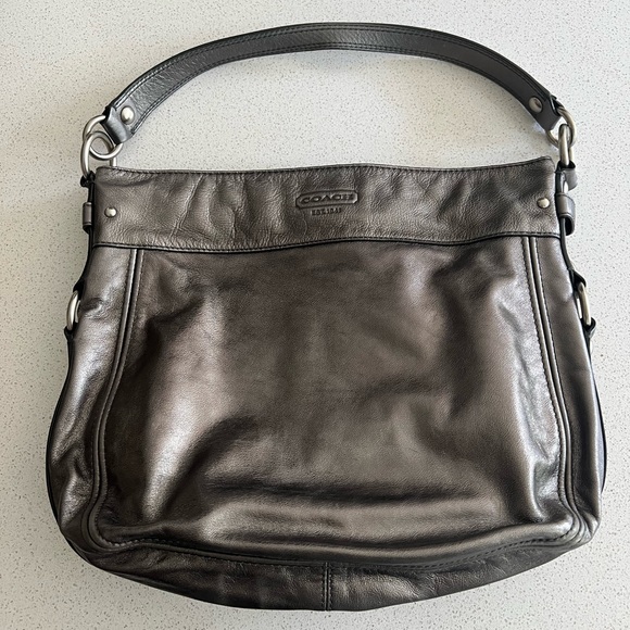 Coach | Bags | Coach Purse Dark Gray | Poshmark